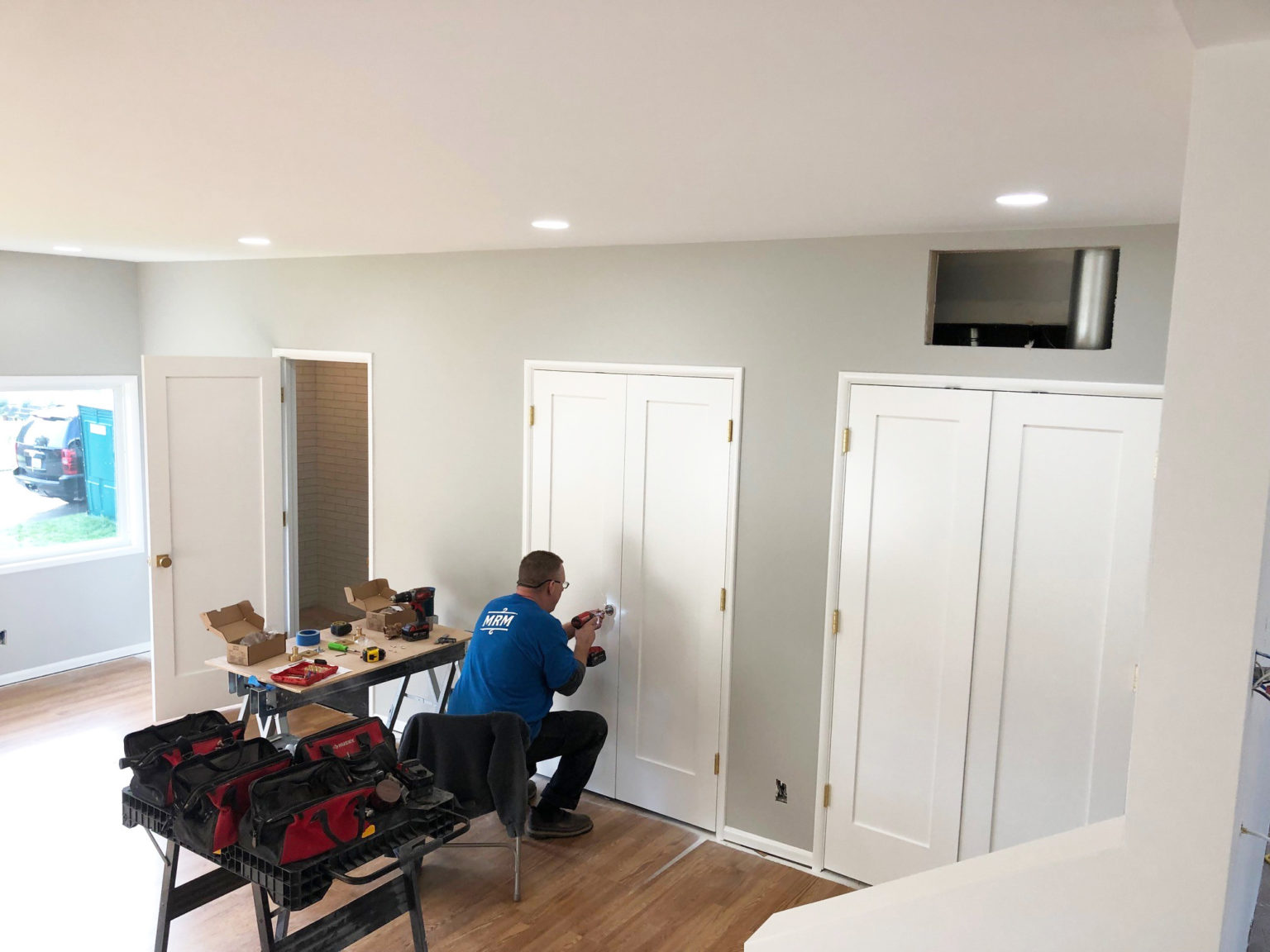 Modern Galley Kitchen & Main Floor Remodel